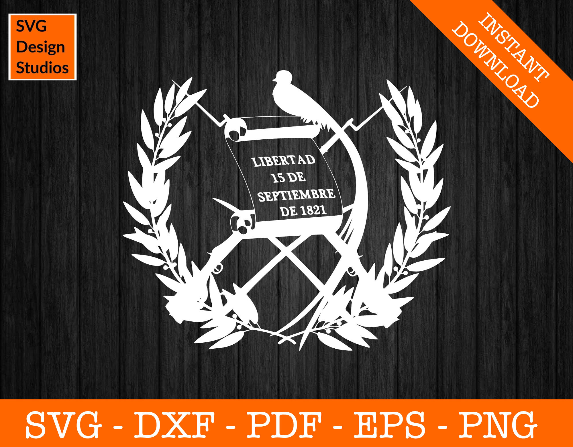 Guatemala Crest Svg, Seal, Guatemala National Flag Clipart SVG - Cut ...