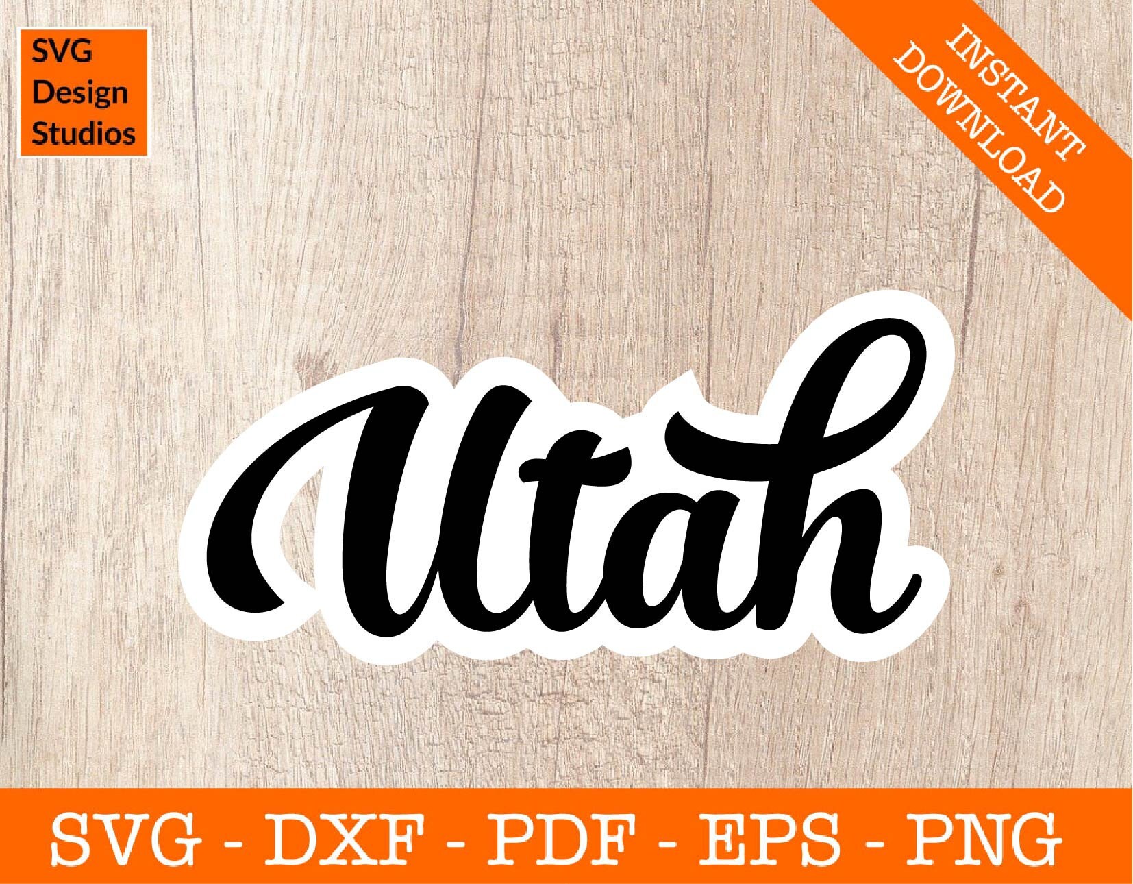 Retro Utah Svg Utah Svg University College Clipart - Etsy