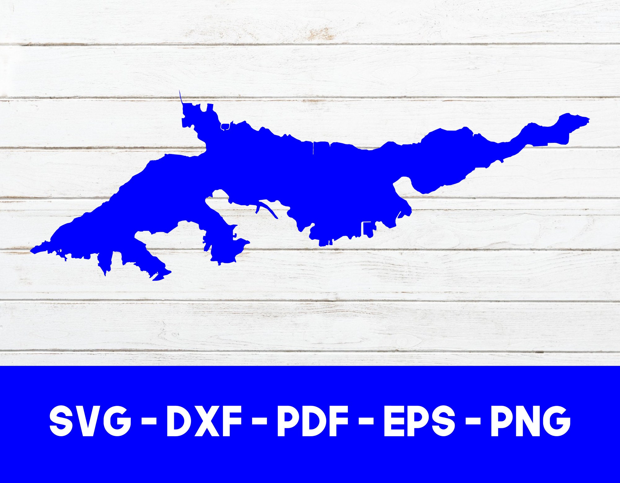 Big Bear Lake, California Map Shape SVG Cut File - PNG - DXF - Cricut ...