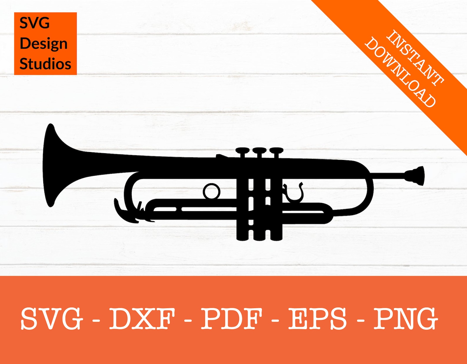 Trumpet Svg, Band Svg, Jazz Svg, Silhouette Shadow SVG Cut File - PNG ...