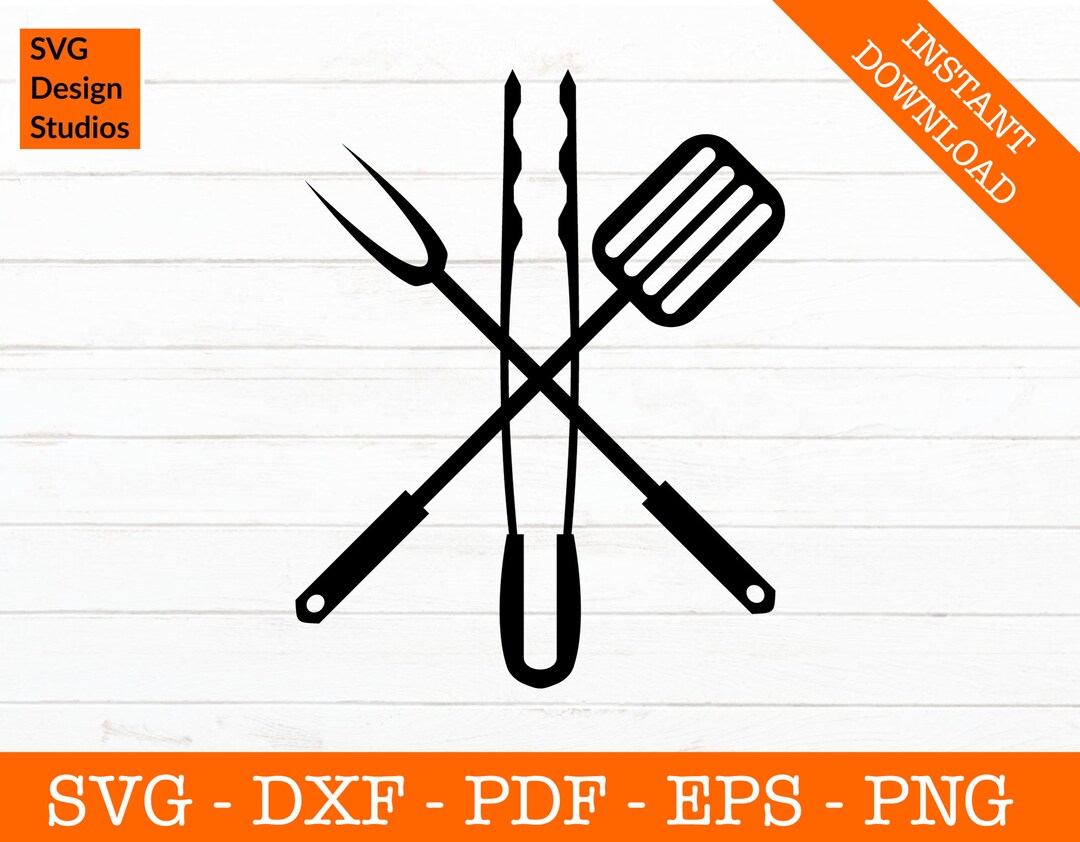 Grill Svg, Grill Tools Svg, BBQ Logo Svg, Barbecue Logo Svg ...