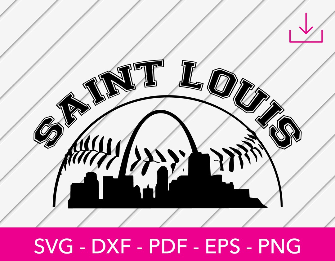 St Louis Arch Svg, St Louis Baseball Svg, Saint Louis Skyline Svg ...