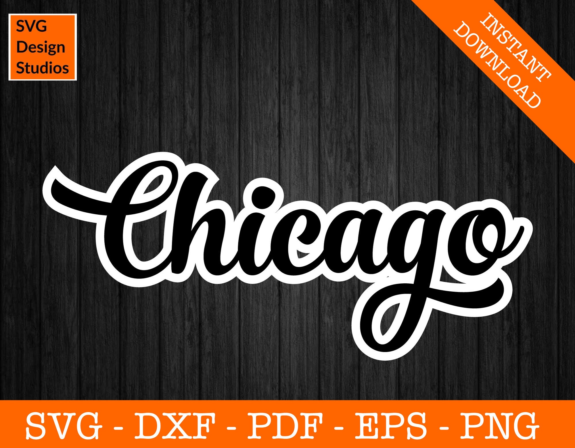 Retro Chicago Svg Chicago Illinois Silhouette SVG Cut File - Etsy España