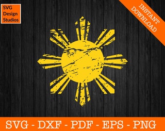 Filipino Sun Svg Png - Etsy