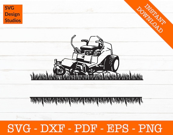 Lawn Service Svg Zero Turn Lawnmower Svg Lawn Mower Svg - Etsy