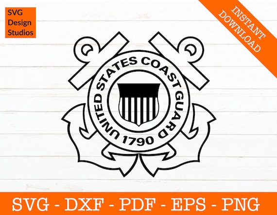 US Coast Guard Logo Svg Coast Guard Svg Beach Svg - Etsy Australia
