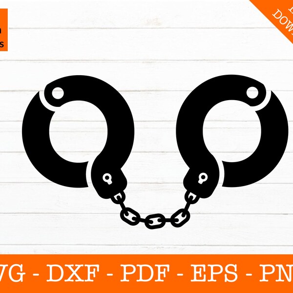 Handcuffs Svg - Etsy