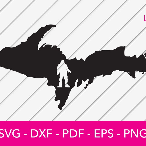 Upper Peninsula Michigan Clipart - Etsy