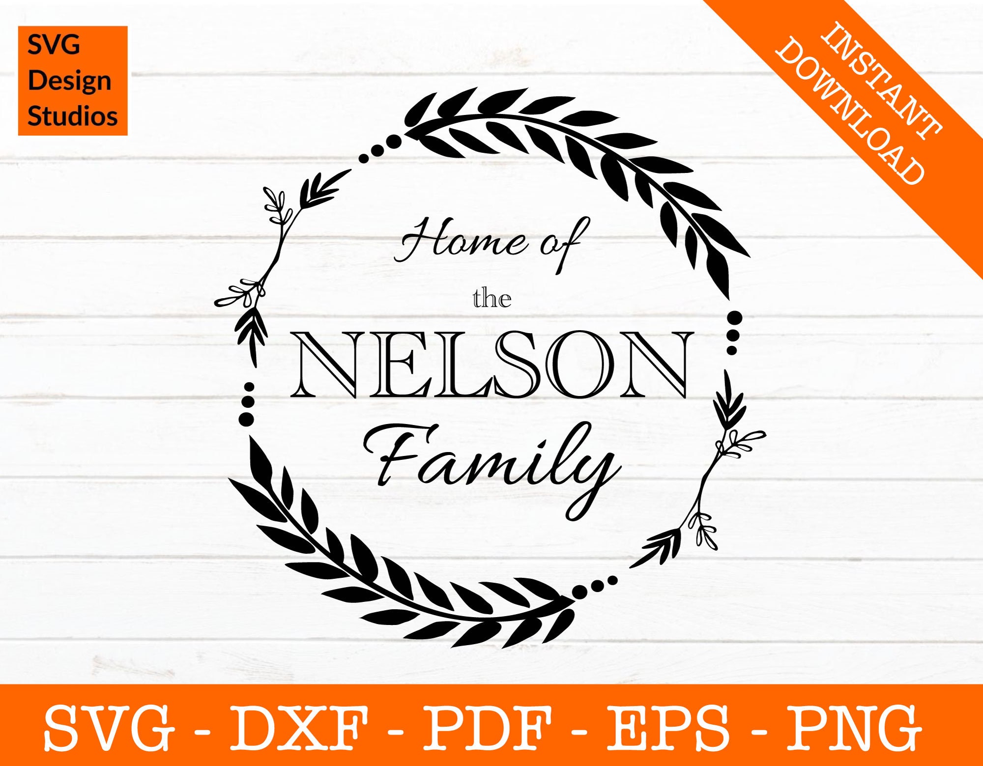 Home of the Nelson Family Svg Welcome Svg Farmhouse Svg | Etsy