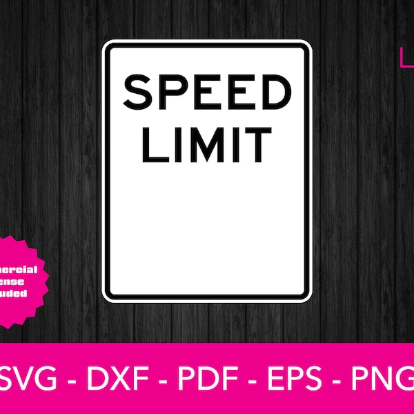 Speed Limit Sign - Etsy
