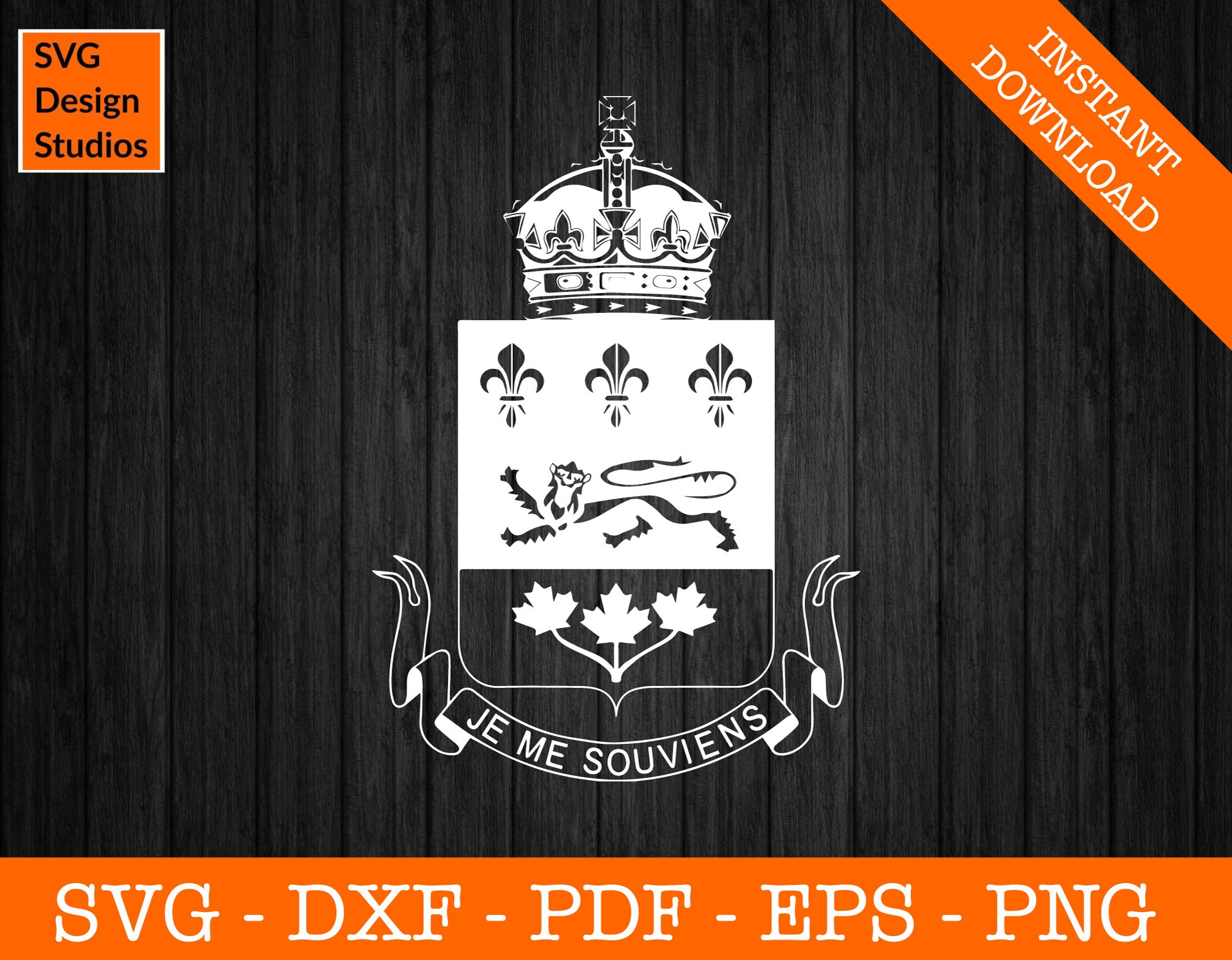 Quebec Svg Quebec Seal Svg Canada Svg Canadian Svg Flag - Etsy Ireland