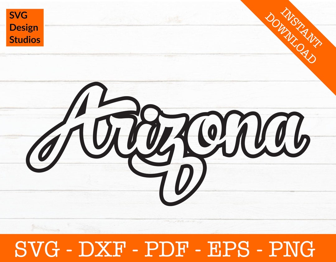Retro Arizona Svg, Arizona State Svg, University, College, Clipart ...