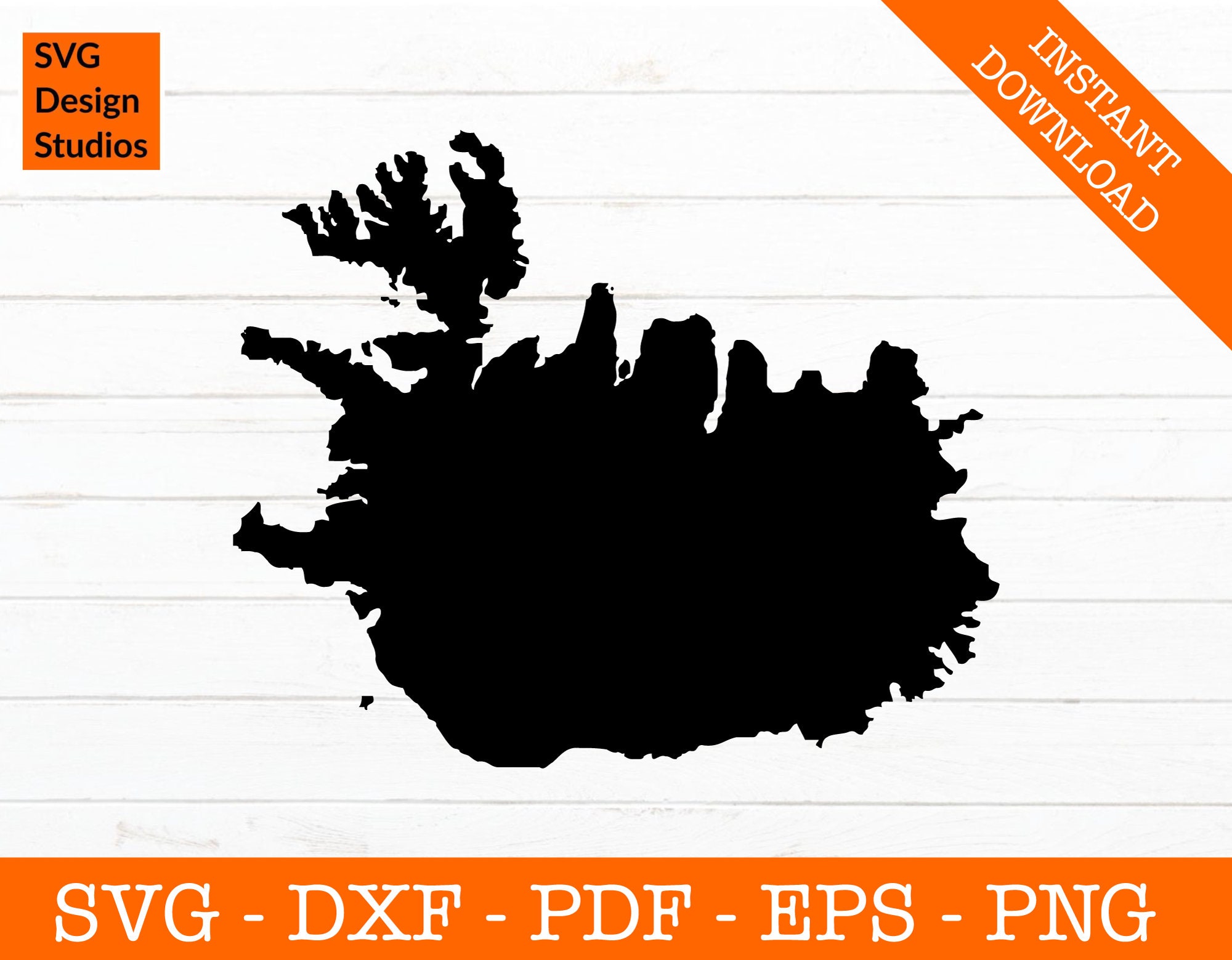 Iceland Svg Iceland Map Svg Icelandic Map Svg Cut File | Etsy