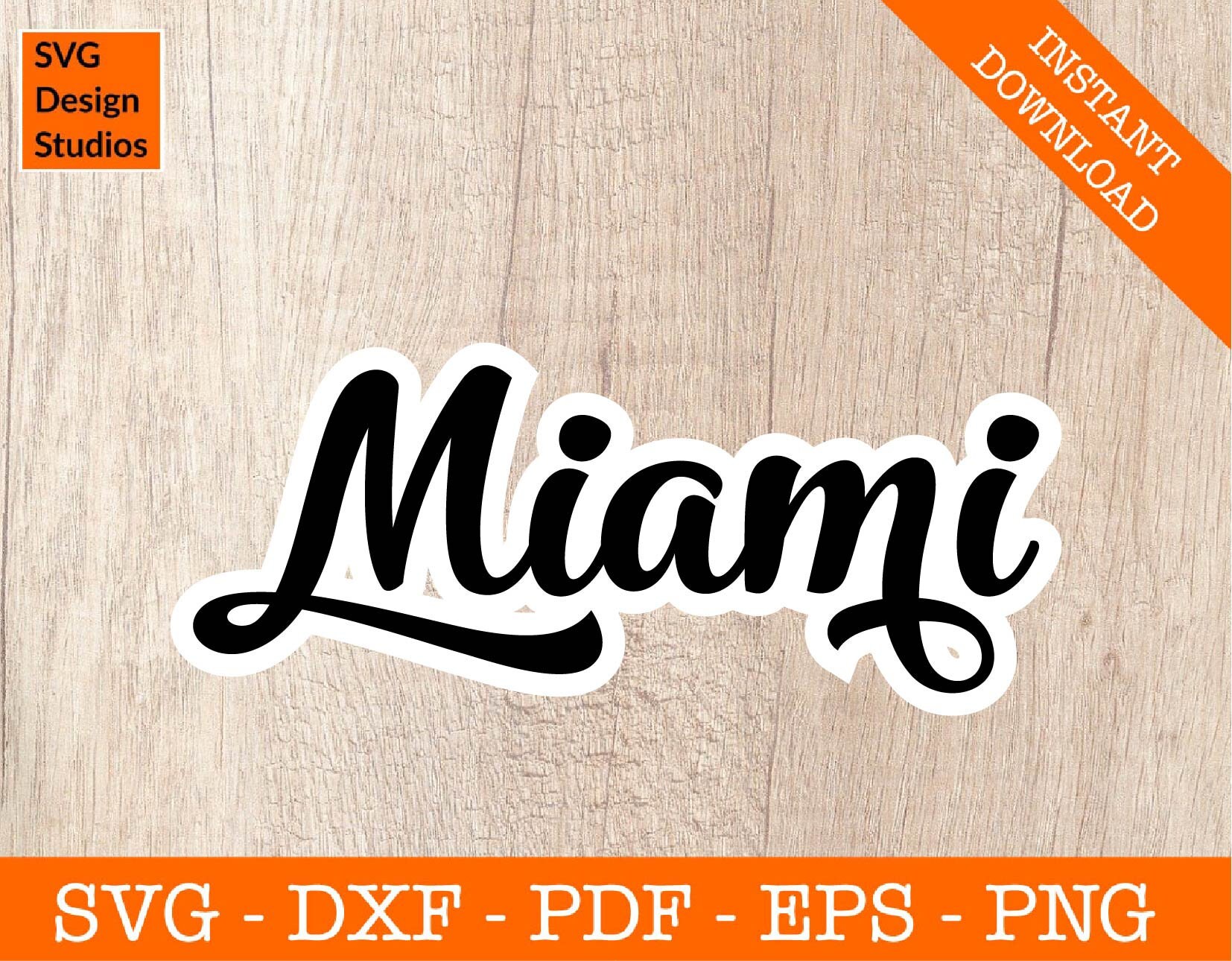 Retro Miami Svg Miami Florida Svg Miami Script University - Etsy