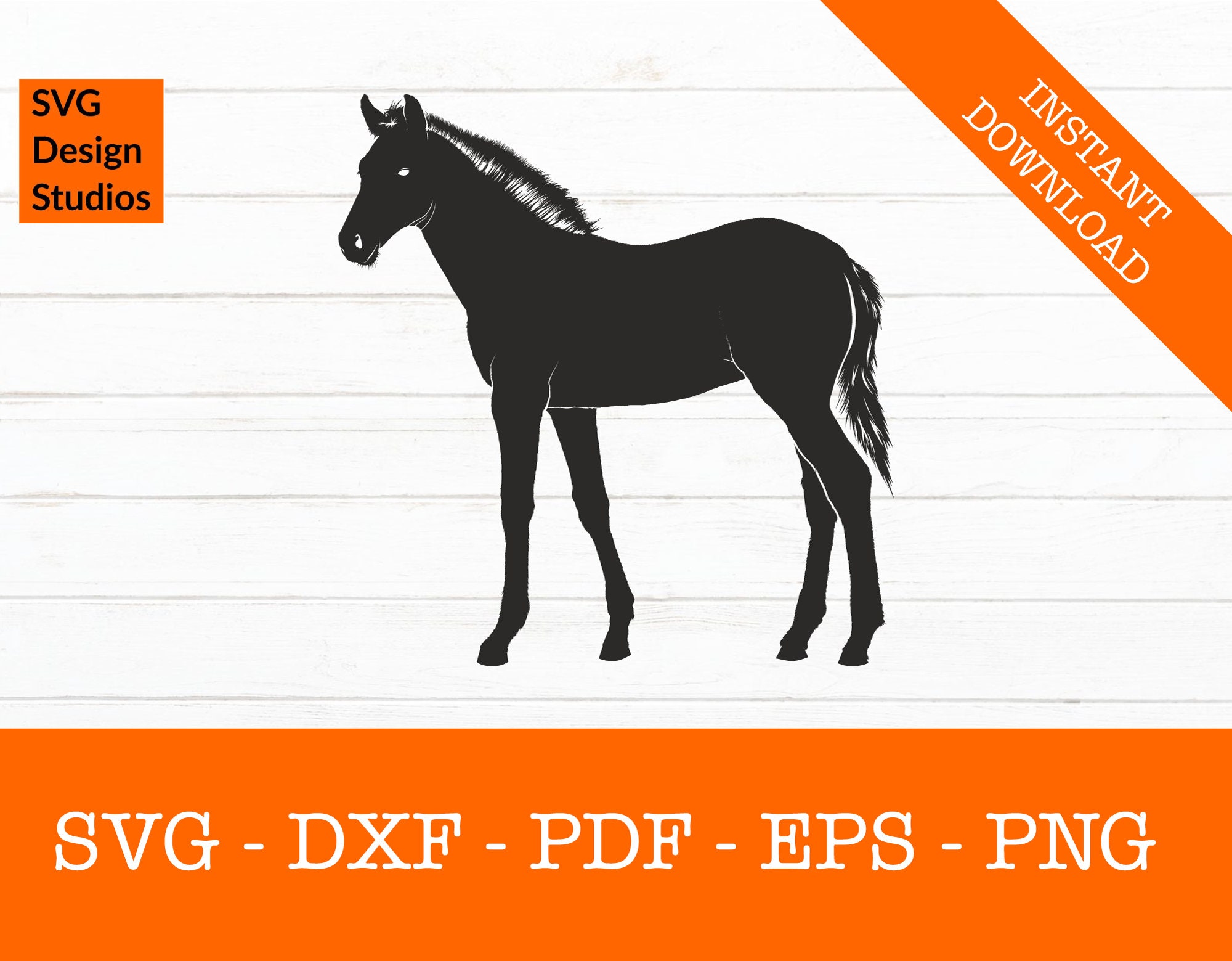 Pony Svg Colt Svg Horse Svg Horse Clipart Shadow SVG Cut - Etsy UK