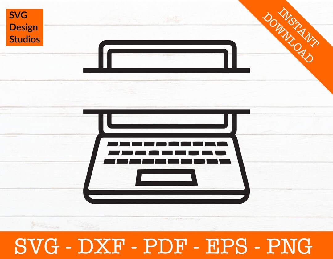 Computer Svg, Laptop Svg, Technology Svg, Laptop Frame Svg, Monogram ...