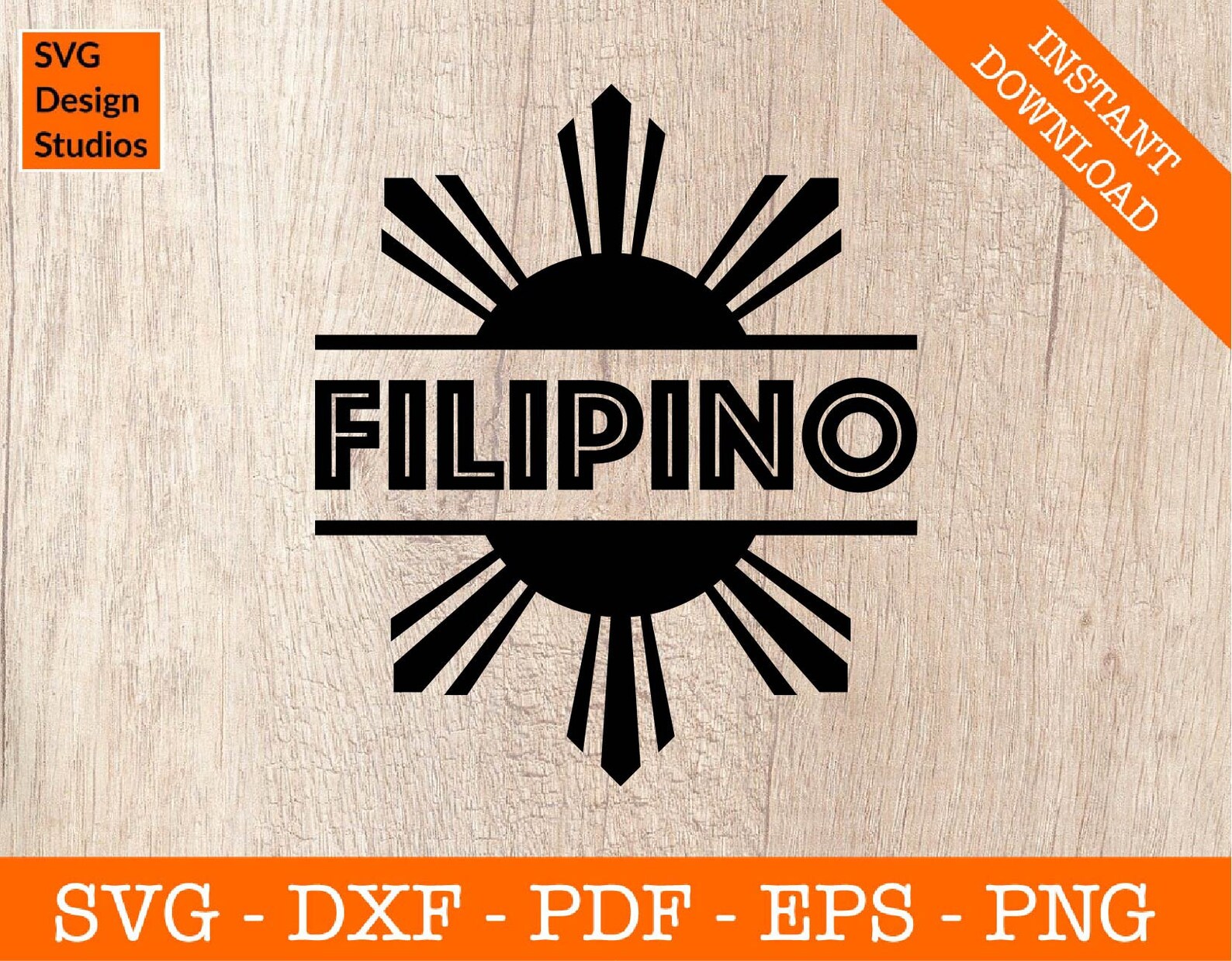 Filipino Svg Philippines Svg Philippines Sun Svg Filipina - Etsy