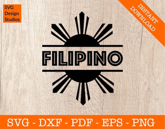 Filipino Svg Philippines Svg Philippines Sun Svg Filipina | Etsy
