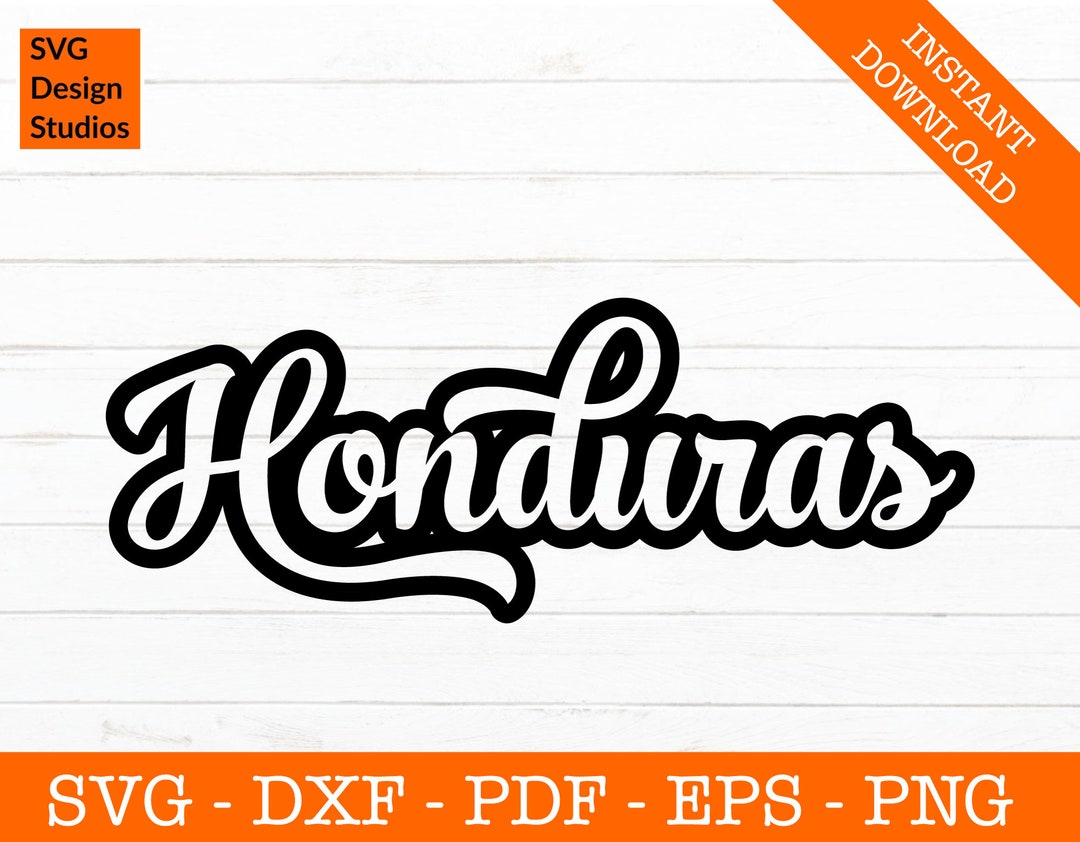 Honduras Svg, Retro Honduras National Flag Clipart SVG - Cut File - PNG ...