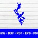 Kerr Lake, Virginia Map SVG Cut File PNG DXF Cricut Vector Clipart ...