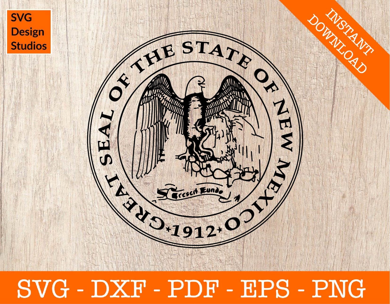 New Mexico State Seal Svg Badge Coat of Arms Flag Svg Zia - Etsy