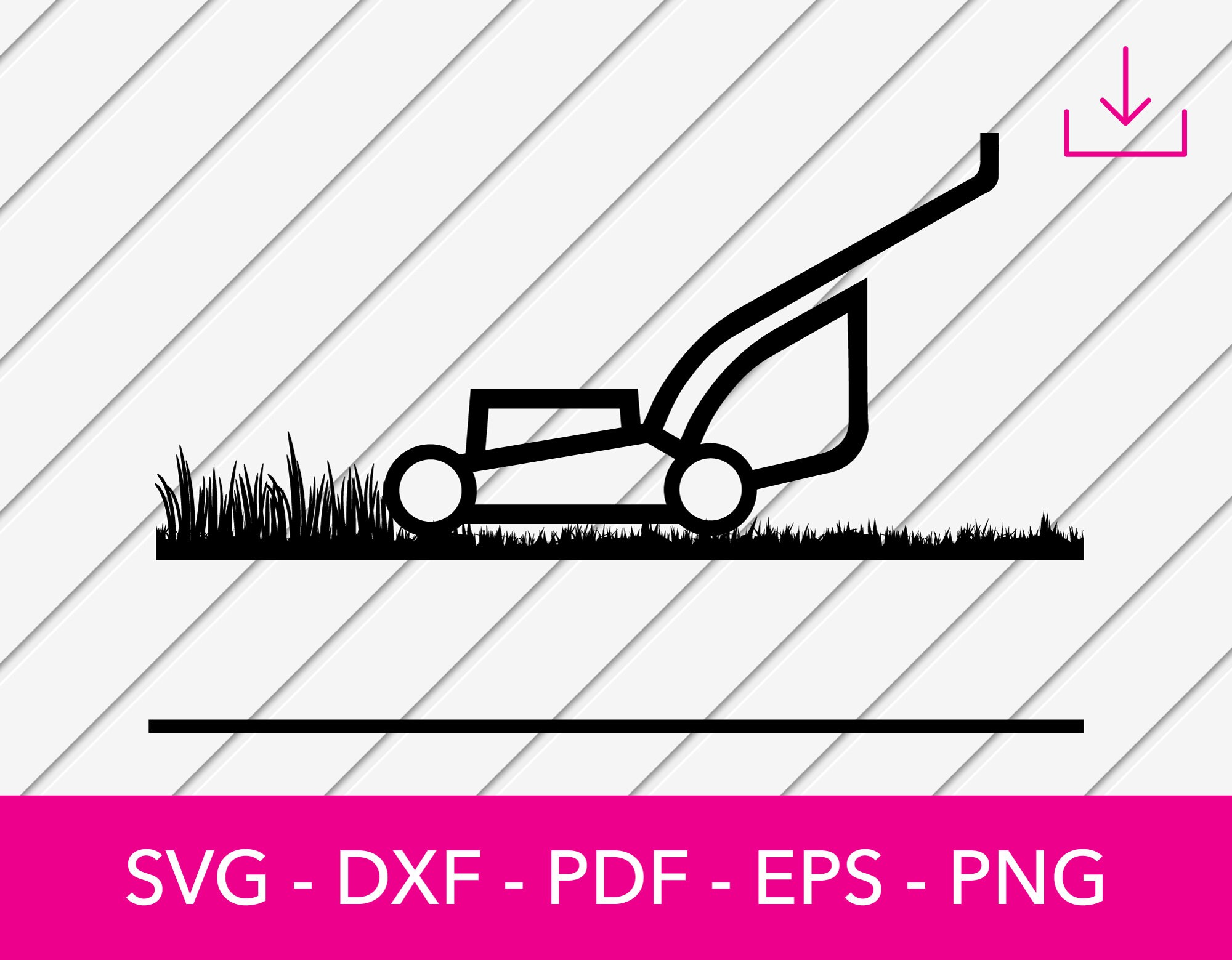 Push Lawnmower Svg Lawn Mower Svg Mower Split Frame Svg - Etsy