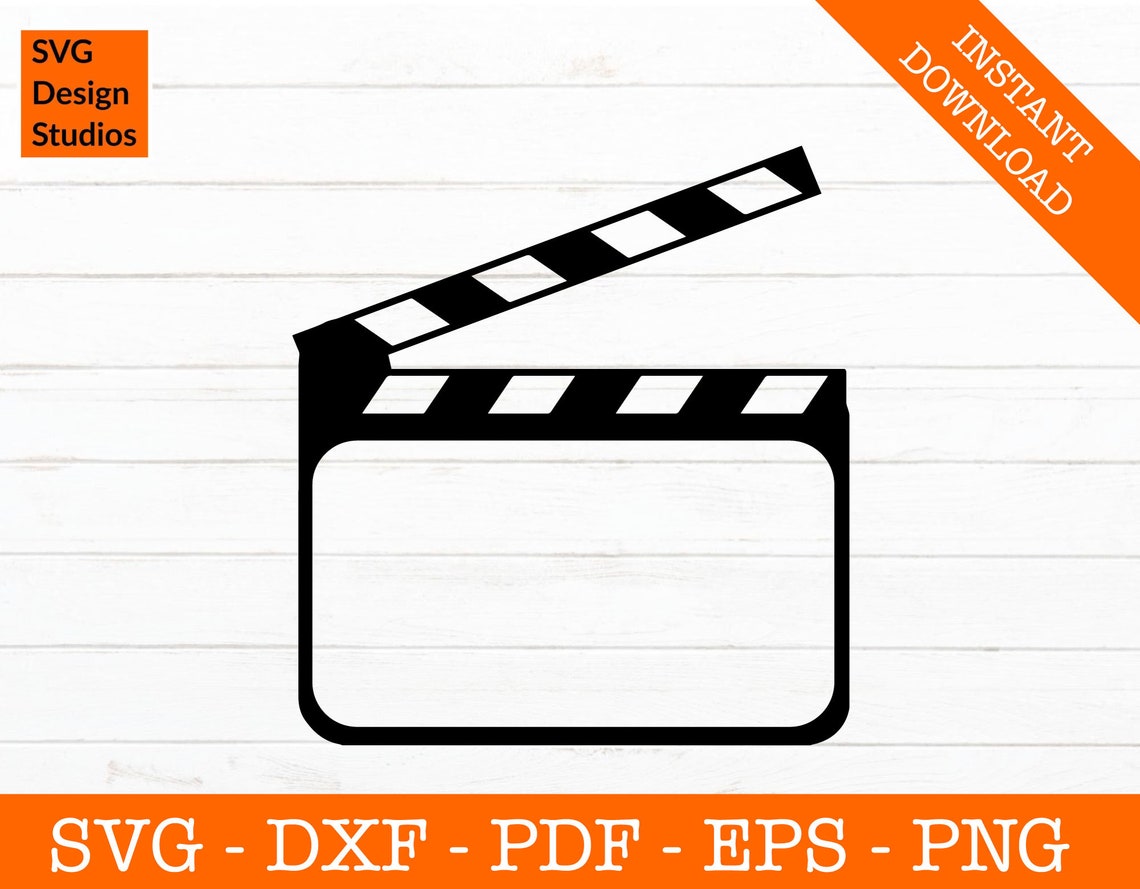 Clapper Svg Movies Svg Cinema Svg Director Svg Clapper - Etsy