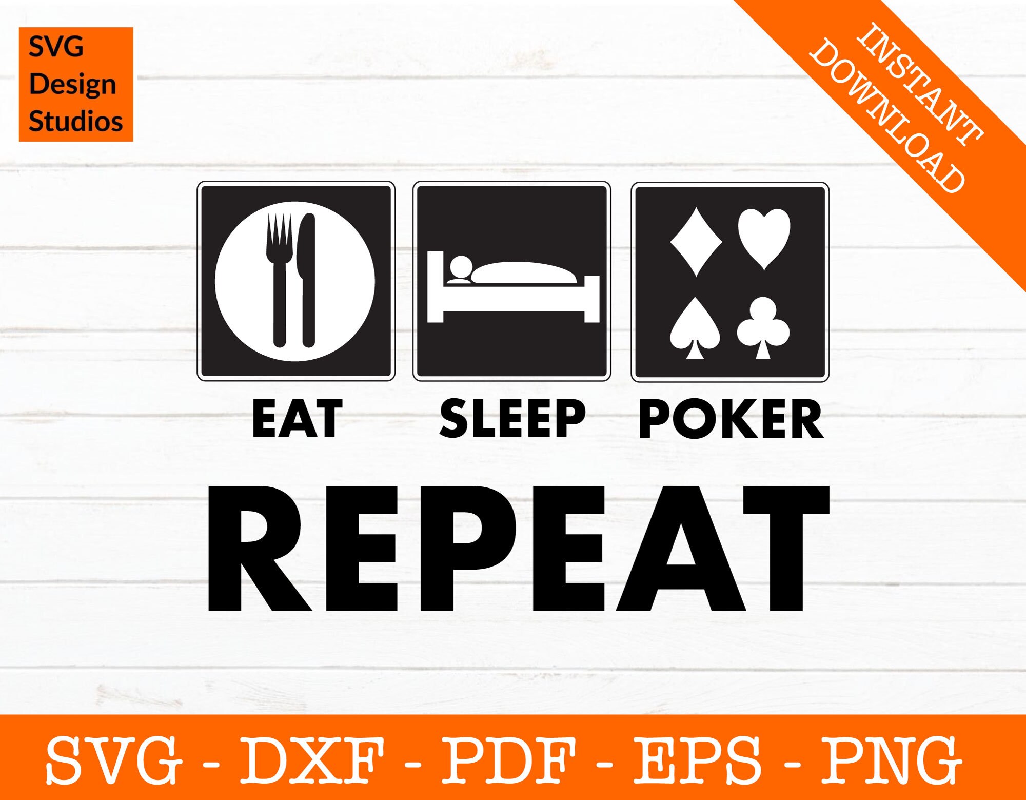 Eat Sleep Poker Repeat Svg, Poker Svg, Playing Cards Svg, Blackjack Svg ...