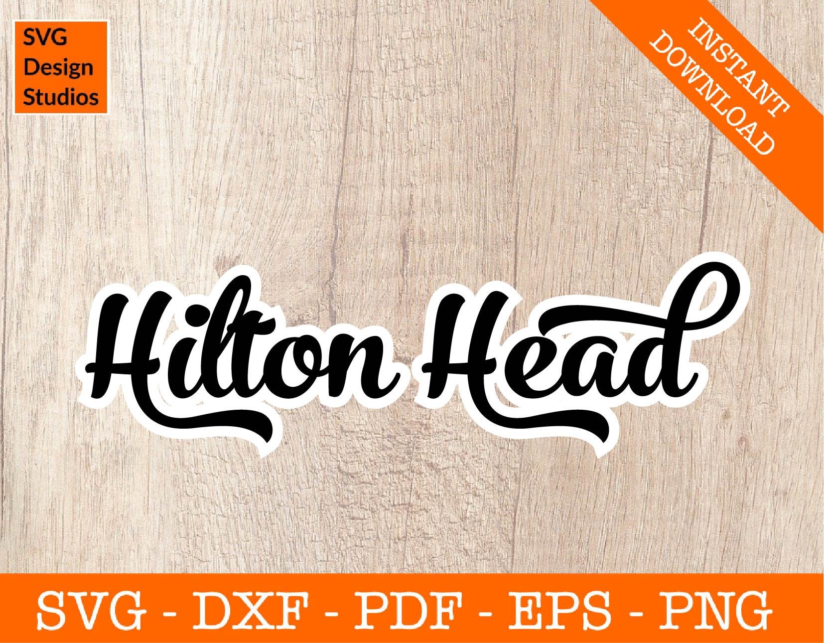 Retro Hilton Head Island Svg South Carolina Svg HH Island | Etsy