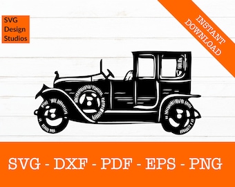 Ford Model-t Clipart vector Clip Art Graphics-digital - Etsy