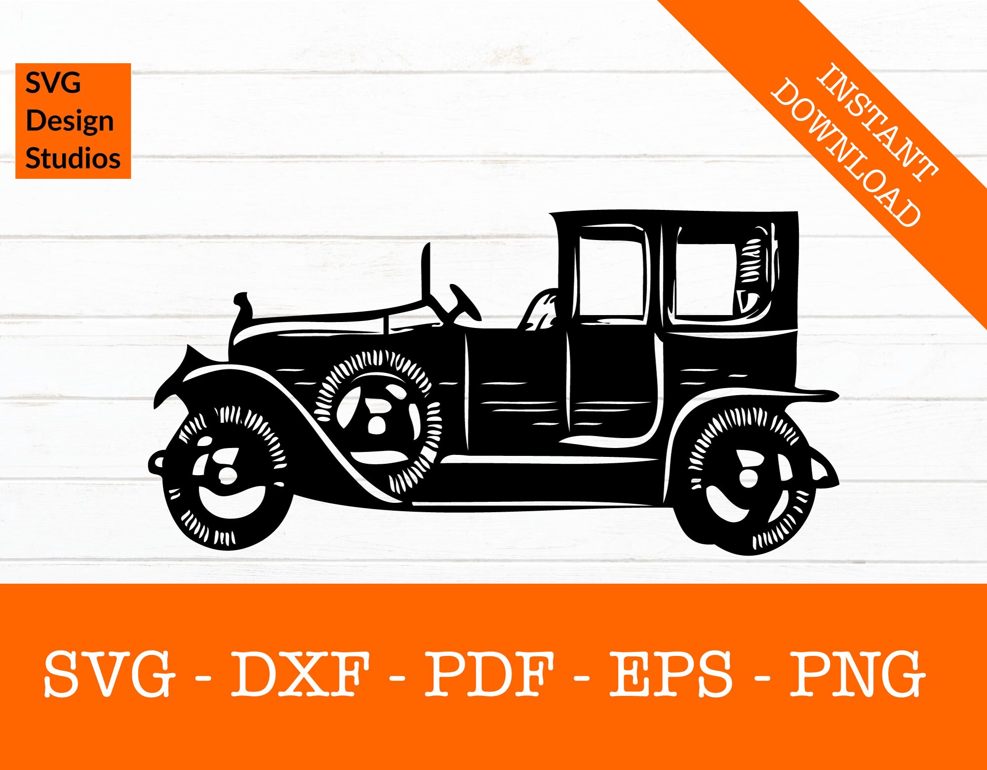 Classic Antique Car Svg Model T Svg Ford Svg Silhouette SVG | Etsy