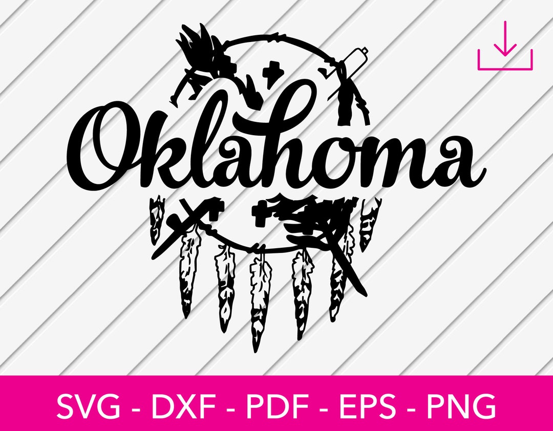 Oklahoma Svg, Oklahoma Seal Svg, Oklahoma Flag Svg, State Flag - Cut ...