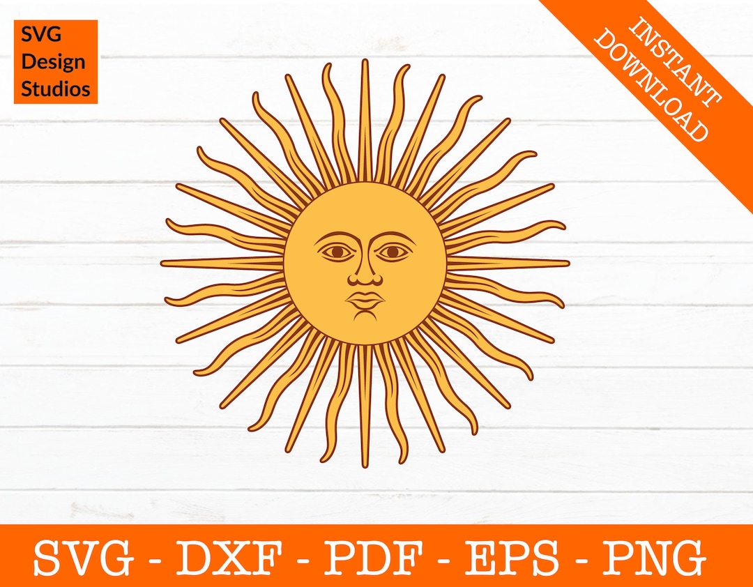 Argentina Svg, Argentine Sun, Sol De Mayo, Argentina Flag Clipart SVG ...