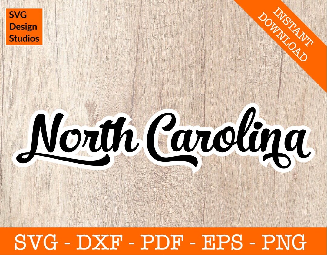 Retro North Carolina Svg, North Carolina State Svg, University, College ...