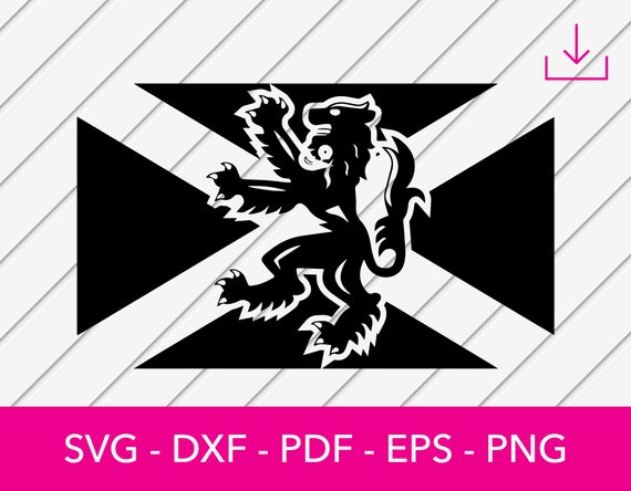 Scottish Lion Flag Vector