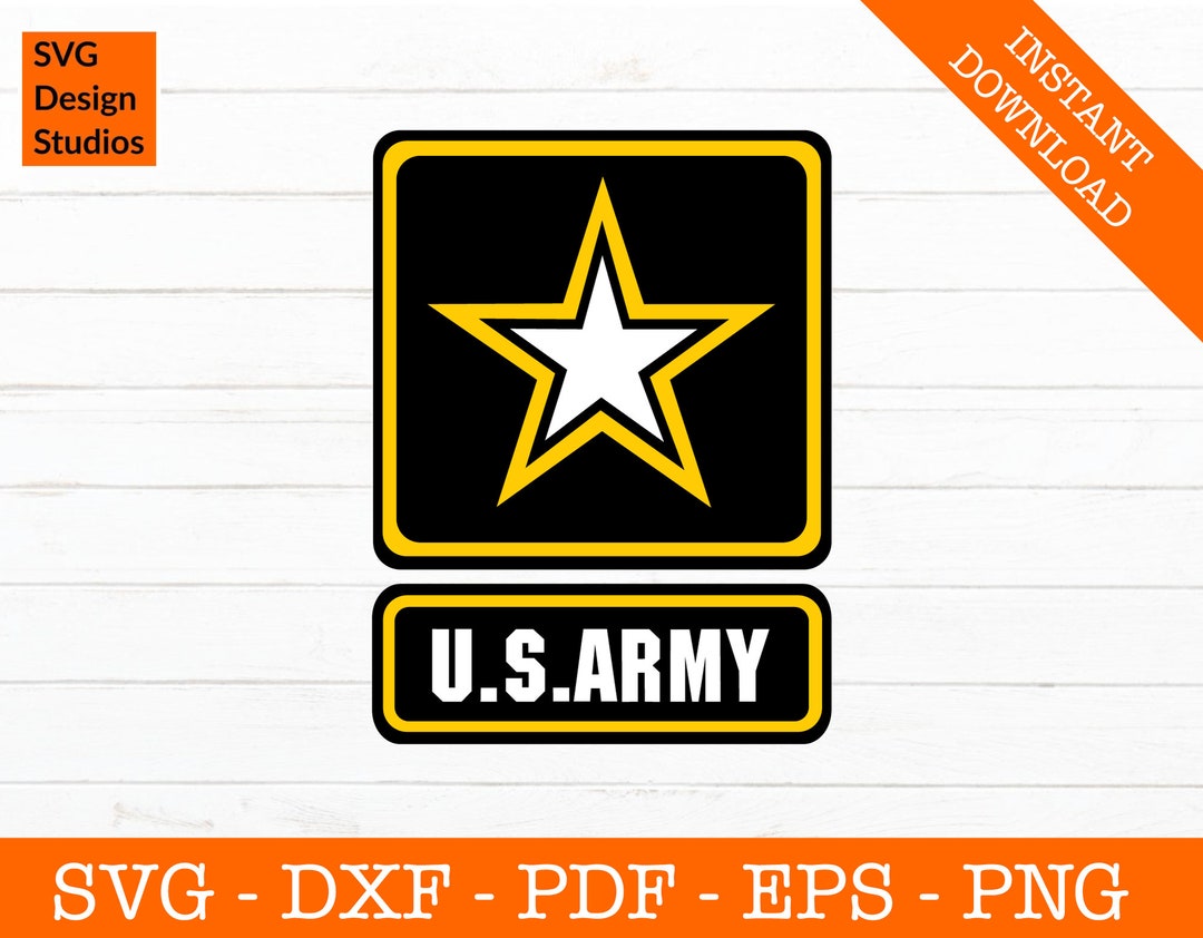 US Army Logo Svg, Army Svg, Military Svg, Silhouette Cut File - PNG DXF ...