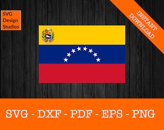 Venezuela Flag Svg - Etsy