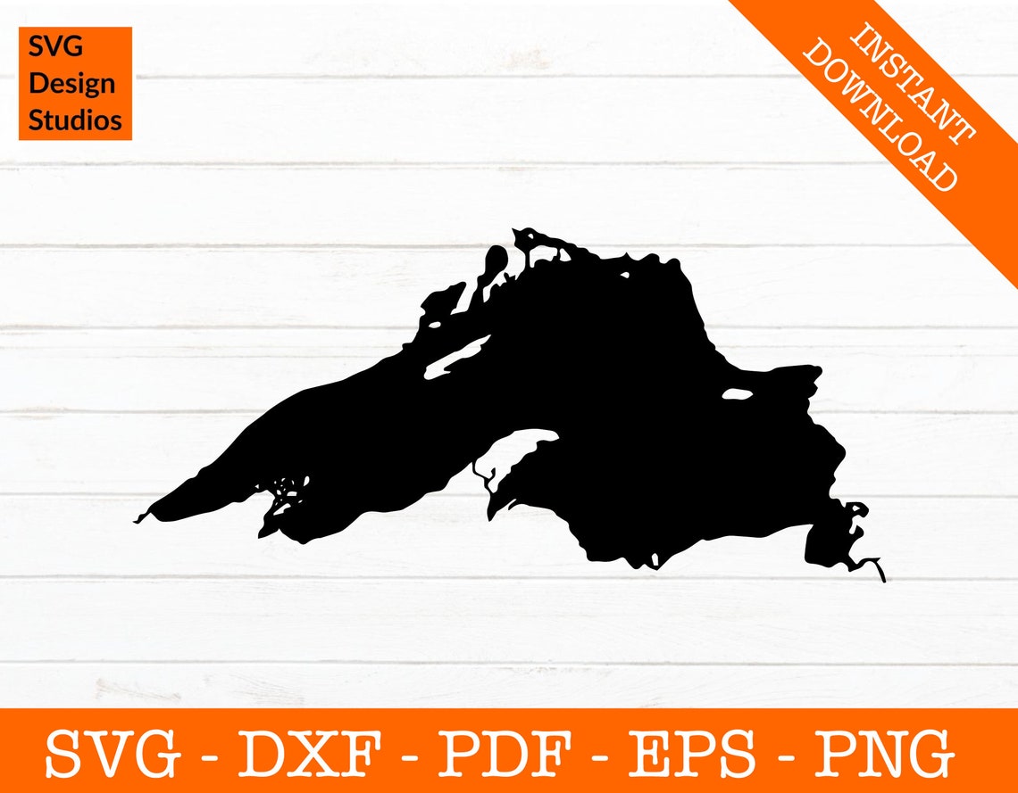 Lake Superior Svg, Great Lakes Svg, Islands Svg, Michigan Svg, Fishing ...