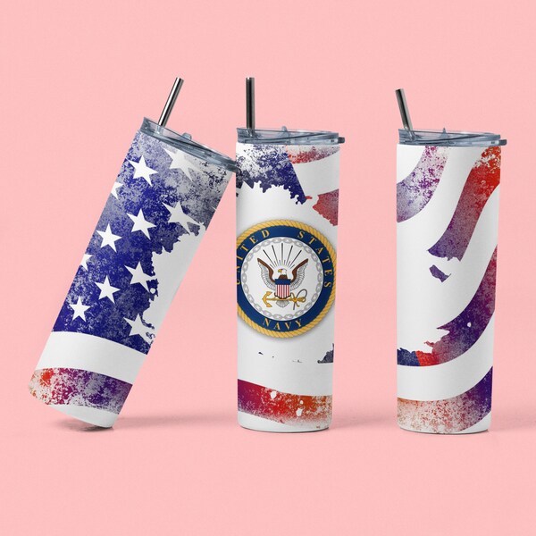 United States Navy Tumbler Wrap - Etsy