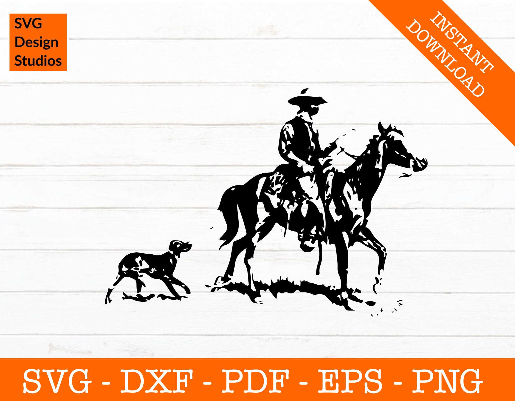 Remington Cowboy Svg Cowboy Riding Horse With Dog Svg - Etsy