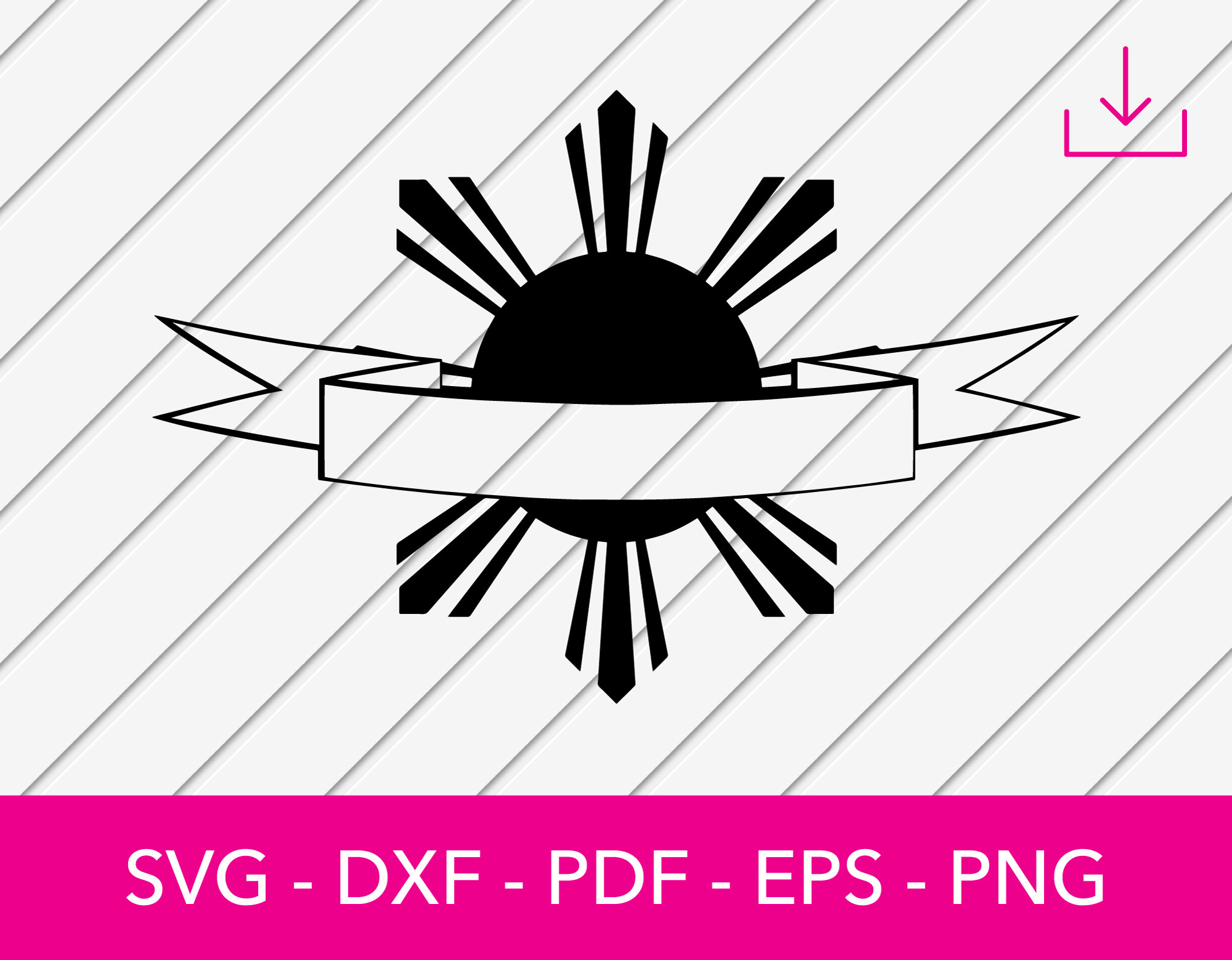 Philippines Flag Sun Svg, Philippine Flag Svg, Philippines Split Frame ...