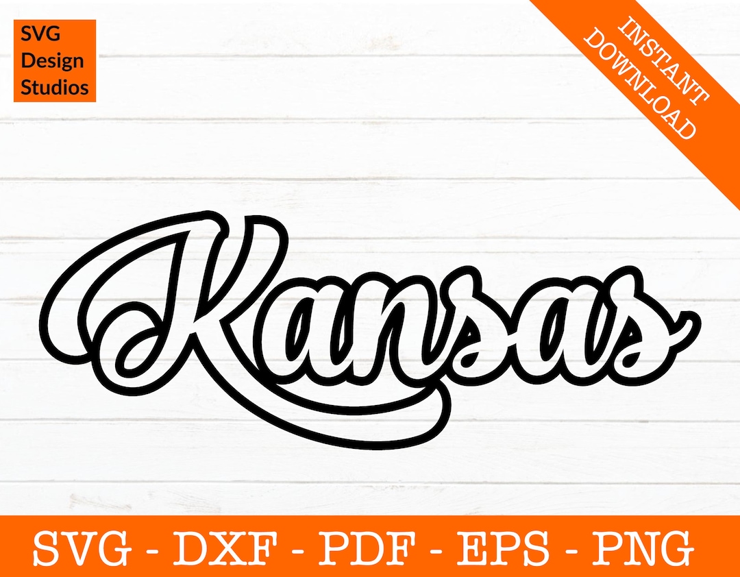 Retro Kansas Svg, Kansas State Svg, University, College, Clipart ...