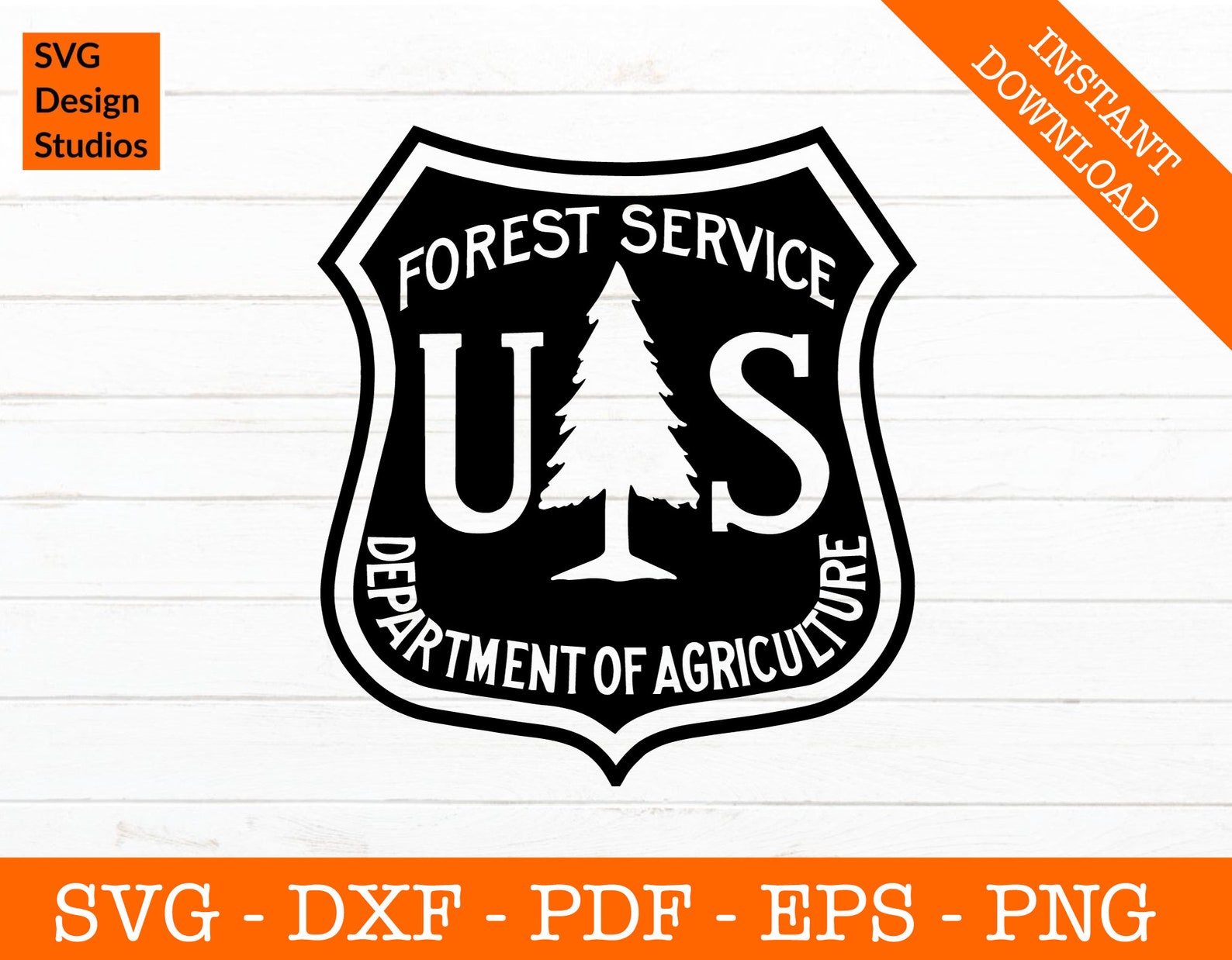 US Forest Service Logo Svg Forest Service Badge Svg | Etsy