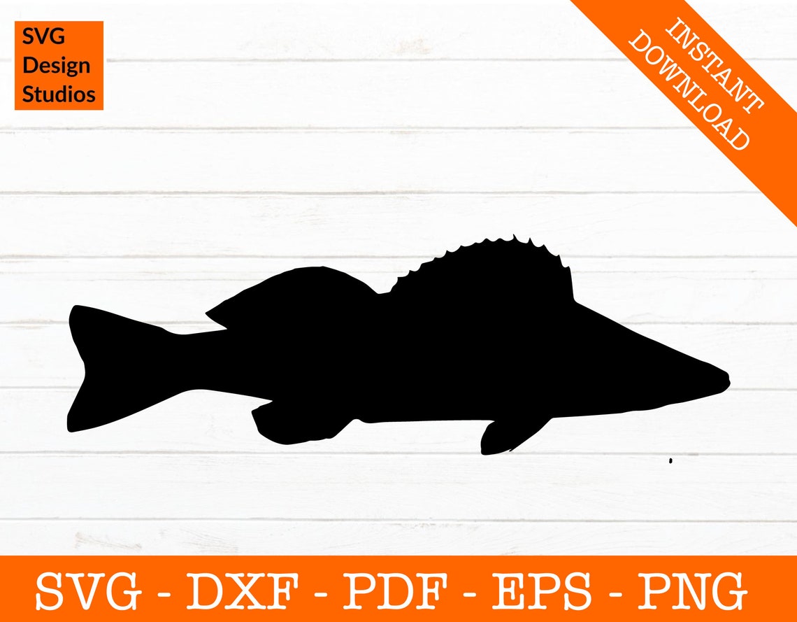 Zander Svg Fishing SVG Pike Perch Svg Fish Svg File PNG - Etsy Ireland