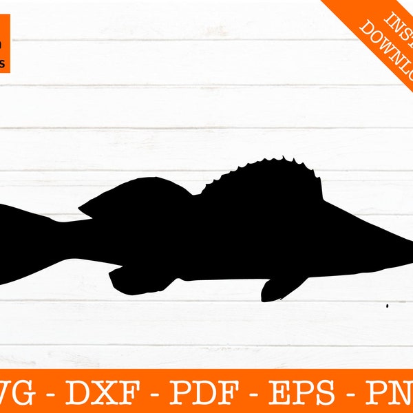 Perch Fish Template Download - Etsy