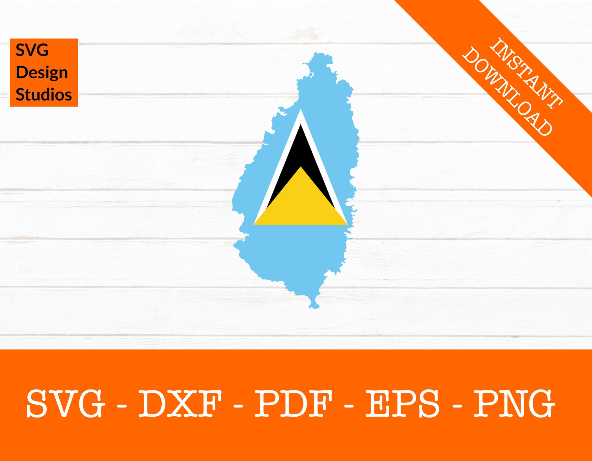 Saint Lucia Svg St Lucia Svg St Lucia Flag Island Svg | Etsy Canada