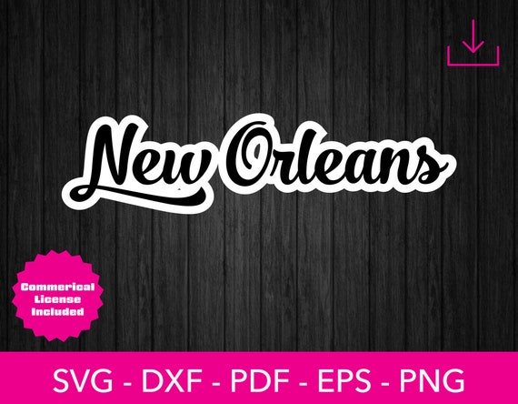 New Orleans Svg Nolo Svg Retro New Orleans Svg Louisiana - Etsy