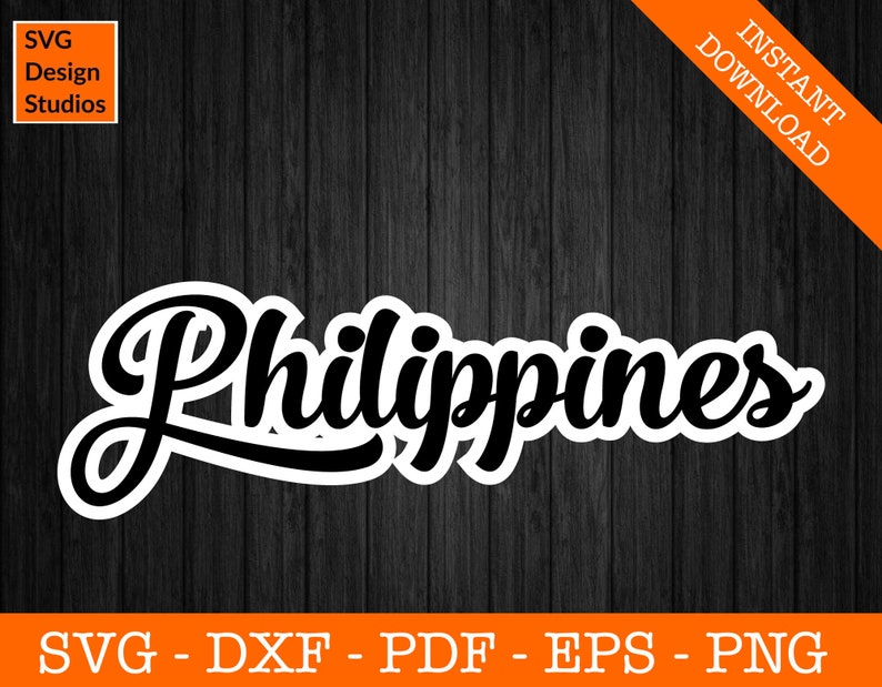 Retro Philippines Svg Philippines Flag Philippines Svg SVG - Etsy