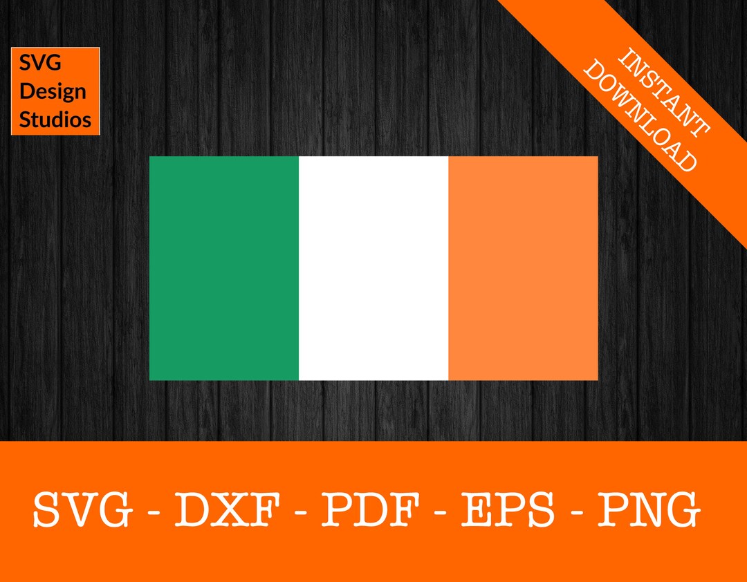 Ireland Irish Soccer National Flag Clipart SVG - Cut File - PNG - DXF ...