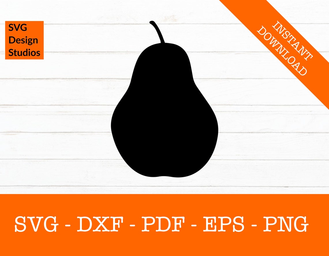Pear Svg Pear Shape Svg Food Svg Shadow SVG Cut File PNG | Etsy
